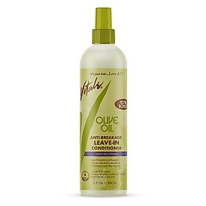 VITALE olive oil anti breakage leave in conditioner 12 fluid ounce, White, 12 Fl Ounce