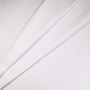 FabricLA | Sweatshirt Fleece | 60" Wide | Poly Cotton Blend | Soft Comfy Apparel Fabric | White | Sold by The Yard