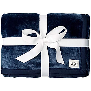 UGG Unisex-Adult Duffield Throw Ii Wearable Blanket, Indigo, One Size US