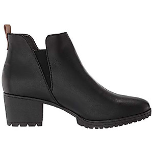 Dr. Scholl's Shoes womens London Ankle Boot, Black Smooth, 10 US