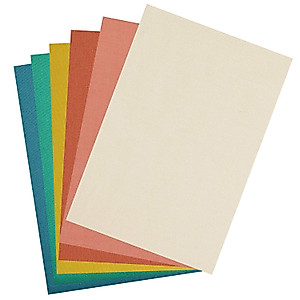 Embroidery Fabric-6 Pcs 6 Solid Colors Linen Needlework Fabric Cross Stitch Cloth for DIY Art Craft Handwork …