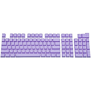 Granvela ABS Keycaps Set for Mechanical Keyboards, 104 Keys | for RGB Backlit | ANSI US-Layout | Campatible with 100% 75% 65% 60% MX Keyboard- Purple