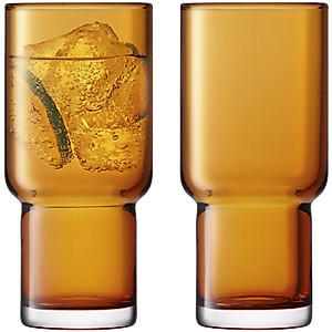 LSA International Utility Highball, 13.2 fl. oz, Amber
