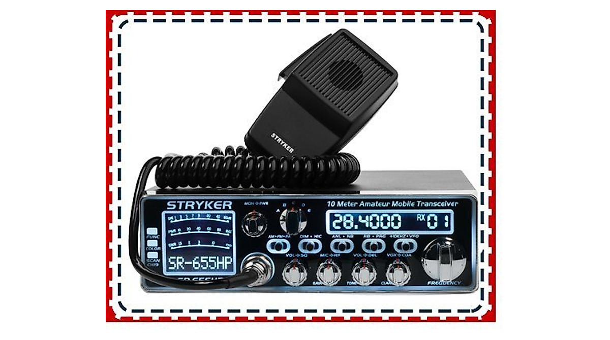 Stryker SR-655 10 Meter Radio: High Power 70W & Armored RX