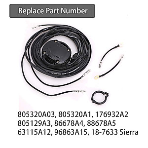 Power Trim Sender Limit Switch Kit Replacement for Mercruiser MC-I, R, MR, Alpha One, Alpha One Gen II and Bravo Sterndrives Replace 805320A03 805129A3 805130A2 - Tilt Limit Sender Switch