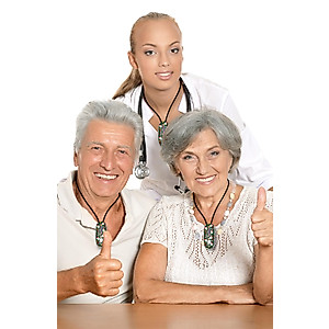 Timeage Personal Air Purifier,Timeage Portable Air Purifier Necklace, Negative Ions,Wearable Outdoor, Good Gift for Christmas and Birthday Green Pattern