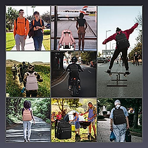 VAYEAH Medium Nylon Backpack for Women Lightweight Small Backpack Purse Travel Daypack (Black)