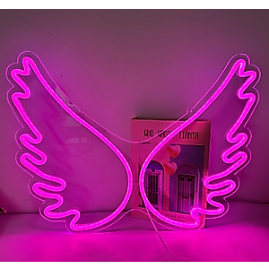 Neon Light Sign LED Night Lights USB Operated Decorative Marquee Sign Bar Pub Store Club Garage Home Party Decor (pink)