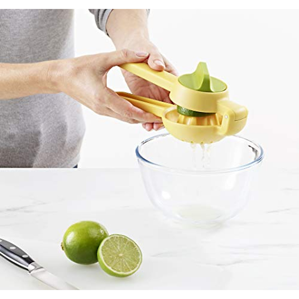 Joseph Joseph JuiceMax Dual-Action Citrus Press, One Size, Yellow