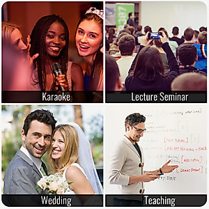 TAKSTAR 2-in-1 Bluetooth Wireless Microphone & Voice Amplifier, Portable Handheld Mic Speaker for Karaoke, Meeting, Outdoors, Speech, Party - DA10 (Not a Record Mic & Can't Connect Extra Speaker)