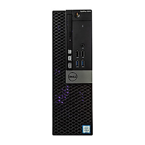 Dell OptiPlex 5040 Desktop Computer PC w/RGB Lighting, Ultra-Fast Intel i5, 16GB DDR4 RAM, 500GB SSD, DVD, WiFi, Dual 19 Monitors (Brands Vary), Windows 10 Pro (Renewed)