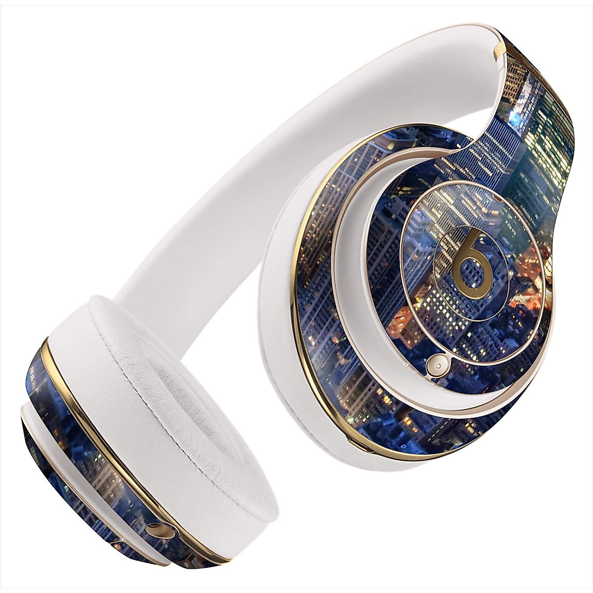 iiRov Night Aerial NYC DesignSkinz Full-Body Skin Kit for the Beats by Dre Studio Remastered Wireless Headphones / Ultra-Thin / Matte Finished / Protective Skin Wrap