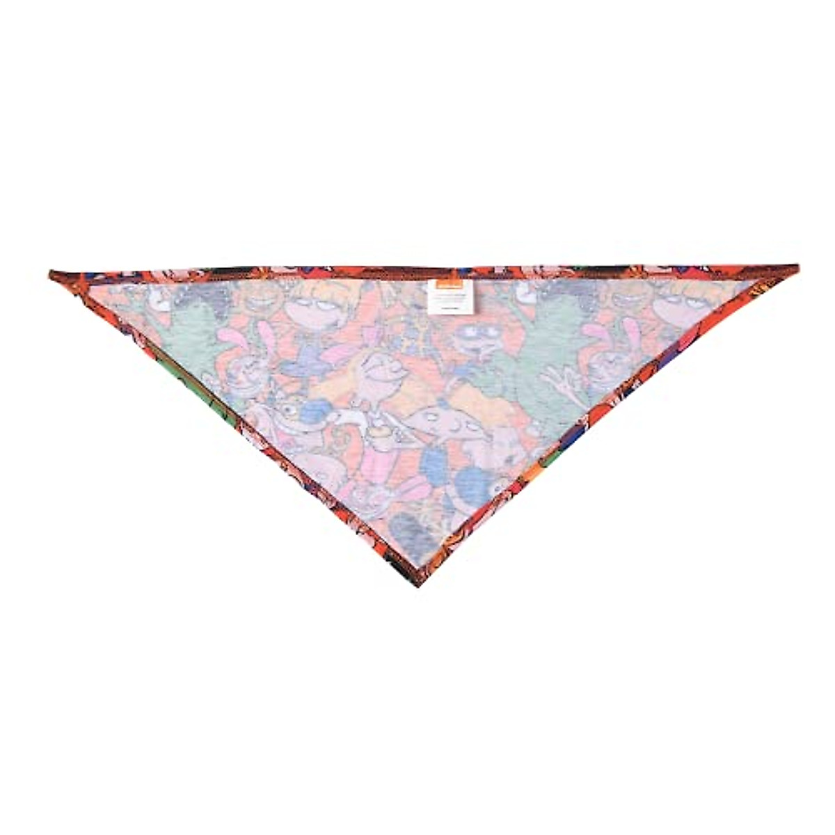 SpongeBob SquarePants for Pets All Stars Dog Bandana | Soft and Comfortable Dog Bandana with 90s Nickelodeon Characters from Rugrats, Hey Arnold, and More | One Size Fits All Dog Bandana