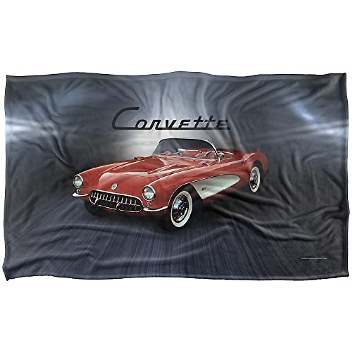 Trevco Chevrolet Corvette Shine Silky Touch Super Soft Throw Blanket 36" x 58"
