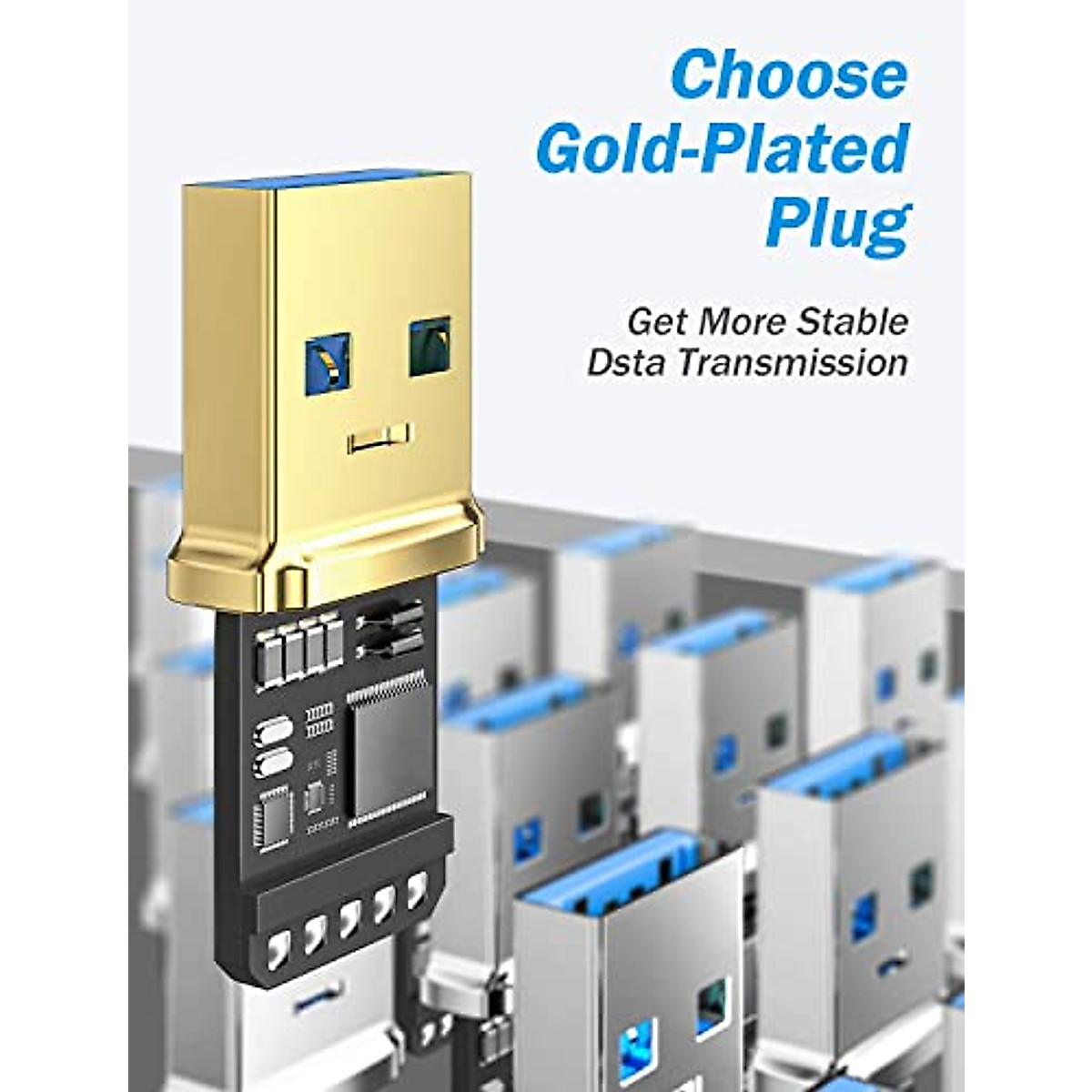 HNDJTY USB Extension Cable 3.3FT,USB Extender,USB 3.0 Extension Cable, Male to Female Cord High Data Transfer Compatible with Webcam,USB Keyboard,Flash Drive,Hard Drive,Printer, Oculus VR, Xbox