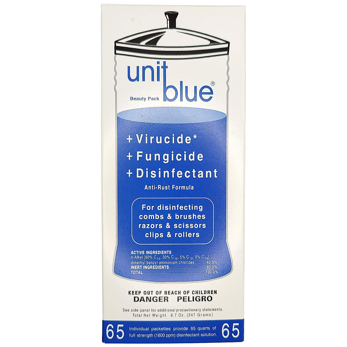 Timsen Unit Blue Germicidal Disinfectant (Box of 65)