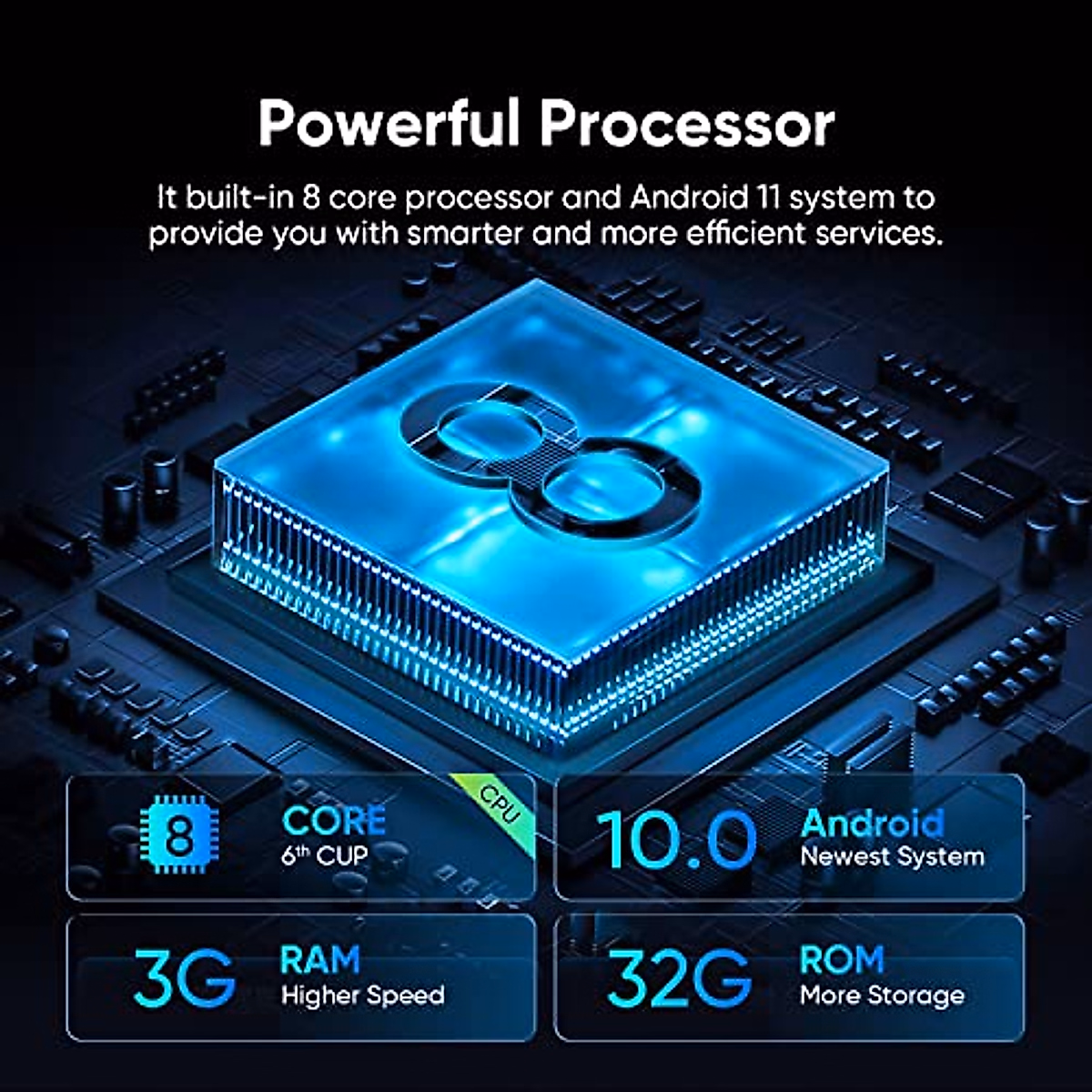 5G WiFi 11.4″(2G/3GRam 32G ROM) Single Din 8Core Adjustable Touchscreen Car Radio with Carplay&Android Auto/FM/48-EQ Car Radio/Bluetooth/1080P Backup Camera (8Core(3Ram 32Rom) WiFi)