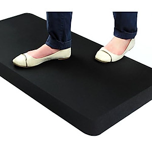 Floortex® Black Standing Comfort Mat - 20" x 32"
