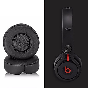 Replacement Earpad Ear Cushion Pads Compatible with Beats Mixr On-Ear Headphones (Black)
