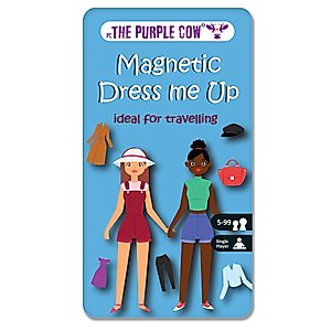 The Purple Cow Magnetic Game Box for Kids and Adults - Magnetic Dress Me Up - Ideal Games for travelling - On the go games - 100% Off Screen activity