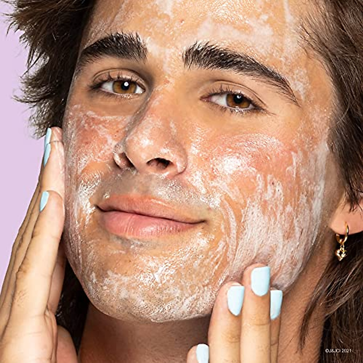 Clean & Clear Aloe Vera Gentle Facial Cleanser for Acne-Prone & Sensitive Skin, Oil-Free Daily Face Wash with Aloe Vera, Vegan, No Animal Testing, Paraben-, Soap- & Dye-Free, 7.5 fl. oz