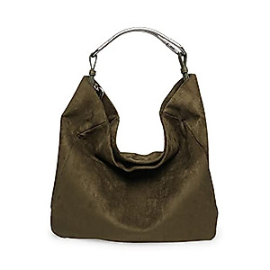 Steve Madden LANTA Faux Suede Hobo, Olive