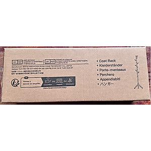 Pipishell Coat Rack Sturdy Wooden Coat Rack Stand, Adjustable Coat Tree, Free Standing Tree Hanger with 4 Sections & 8 Hooks, for Home/Bedroom/Office/Hallway/Entryway