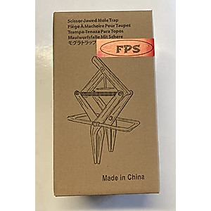 4 Easy Set Mole Trap 2416, Easy One-Step,Out-of-Sight,Galvanized Steel