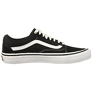 Vans Men's Old Skool Pro Skate Shoe, Black/White