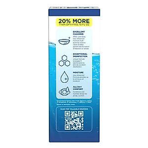 Renu Advanced Formula All Day Moisture Multi-Purpose Eye Contact Lens Solution 12 Fluid Ounces (Pack of 2)