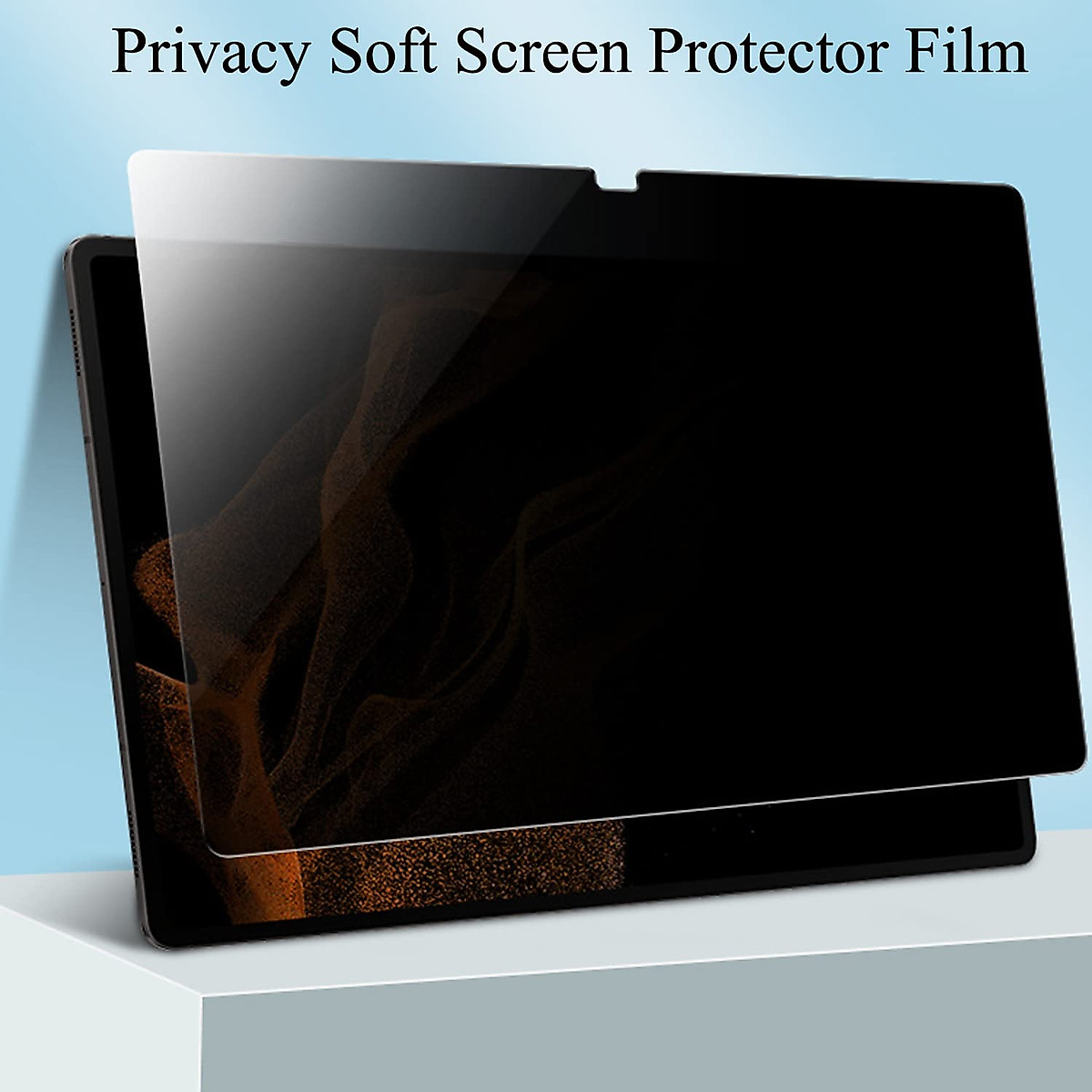 Privacy Screen Protector Suit for Samsung Galaxy Tab S10 Ultra/ Samsung Galaxy Tab S9 Ultra 2023 14.6 Inch/ Samsung Galaxy Tab S8 Ultra 5G 14.6 Inch 2022 , Matte Anti-peep Anti Glare Scratch Resistant Soft Screen Protector Film
