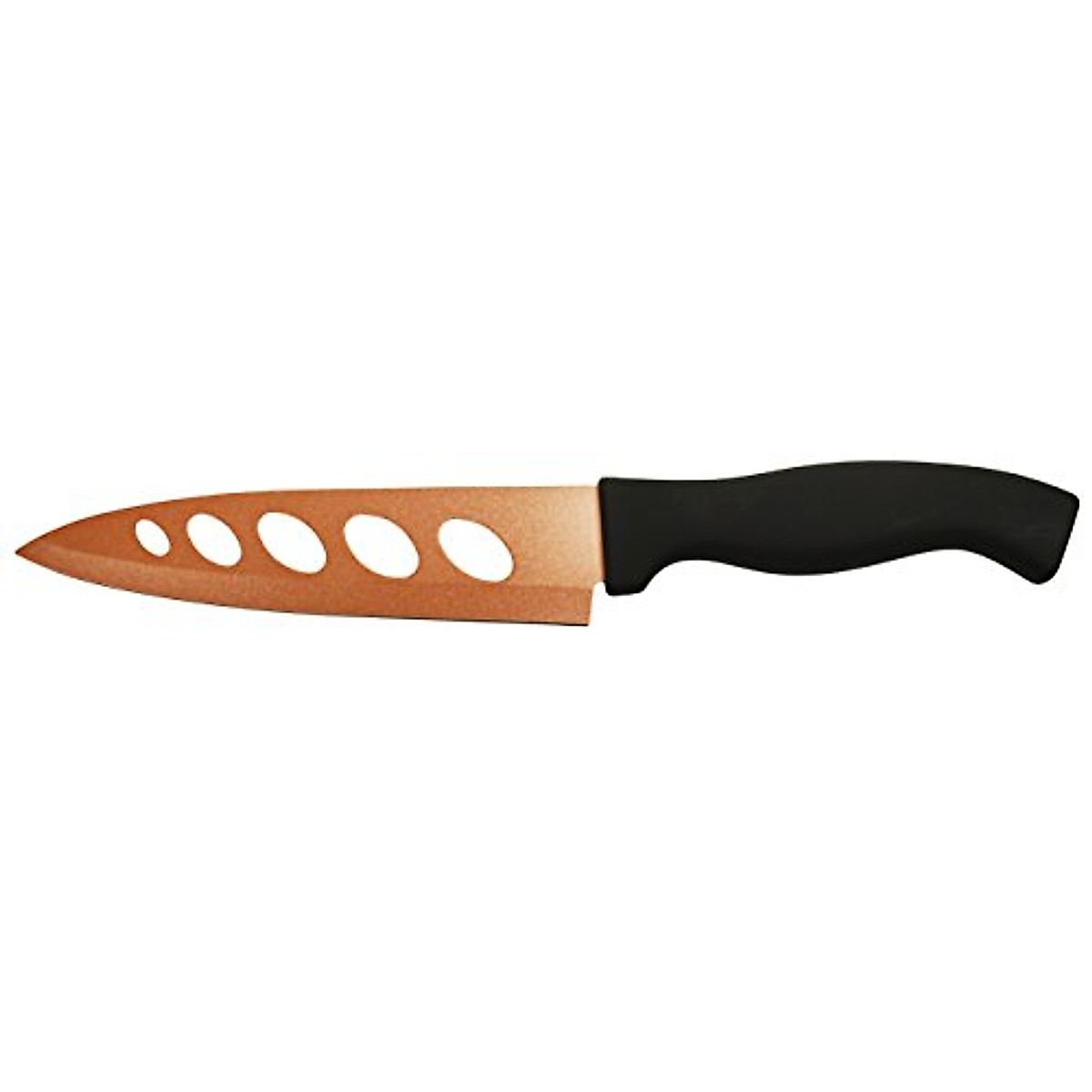Set of 4 Copper Knives! 6.25" Blade - As Seen on TV Never Sharpen Knives! Stays Sharp Forever! Effortless Clean Cuts Every Time! Ideal for Chopping, Dicing, Mincing, and More! (4)