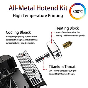 Creality Sprite Direct Drive Extruder Pro Kit, All Metal Extruder Upgrade Kit for Ender 3/Ender 3 v2/Ender 3 Pro/Ender 3 Max 3D Printer,Dual Gear Dual Fan Design,Support BL Touch/CR Touch