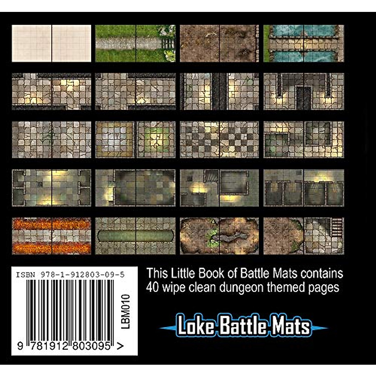 Loke Little Book of Battle Mats - Dungeon Edition
