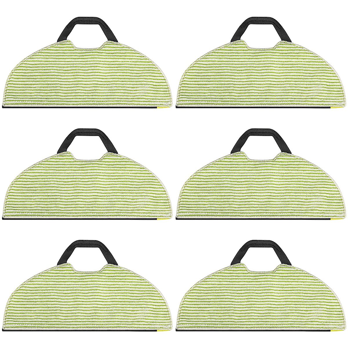 JORAIR AV2610WA RV2610WA Vacuum Mop Replacement Pads Compatible with Shark RV2610WA AV2610WA RV2620WD RV2410WD AI Ultra 2- in-1 Robot Vacuum, Washable Reusable Microfiber Soft Pads, 6 Pack