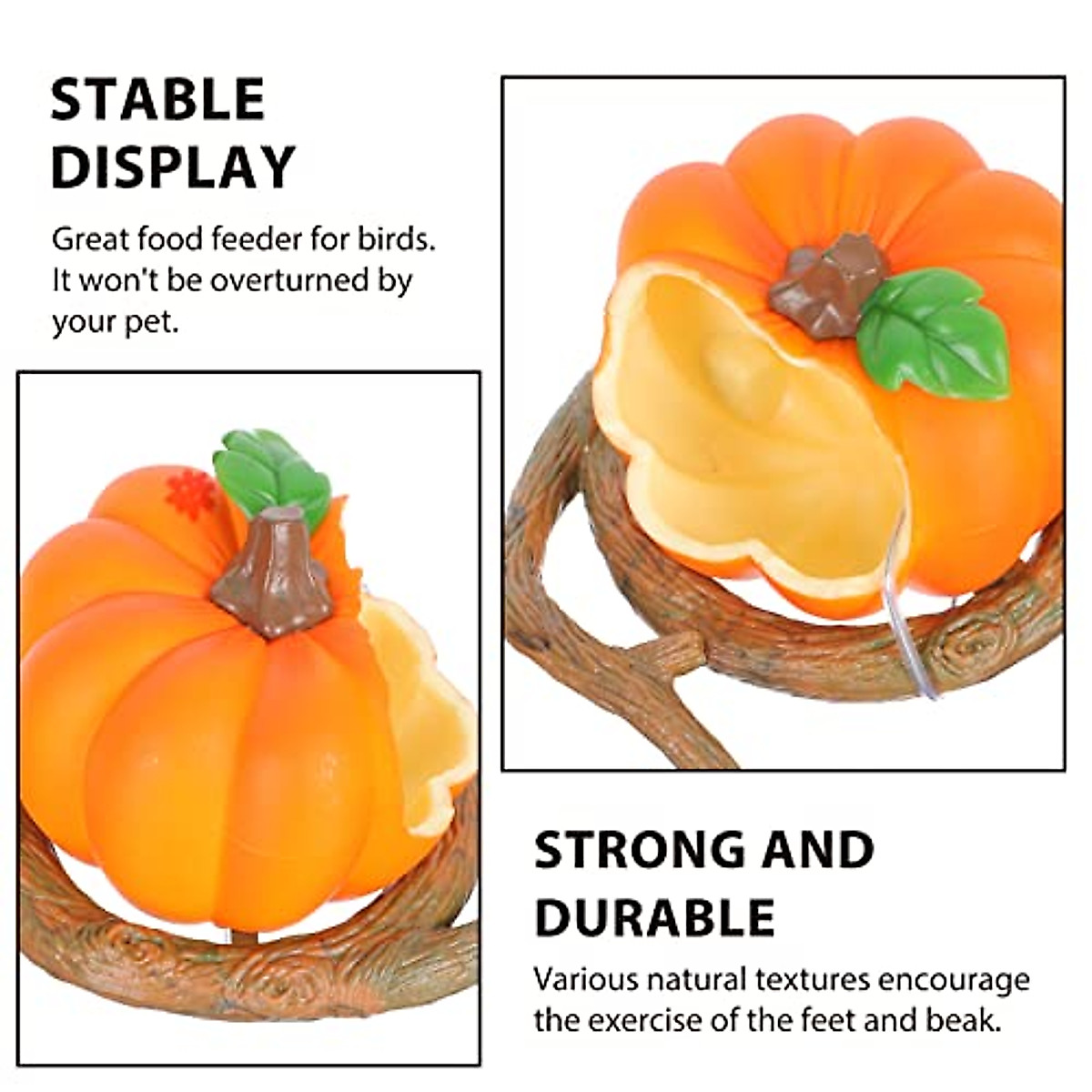 Happyyami 1PC Box Parrot Feeding Box Bird Feeding Dish Bird Bowl Bird cage Feeder Cups Parrots Food Cup Parrot Food Bowls containers for Fruit Pet Bird Feeder King Container Cup Plastic