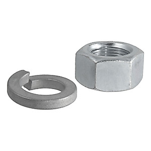 CURT 40104 Replacement Trailer Hitch Ball Nut and Washer for 1-Inch Shank