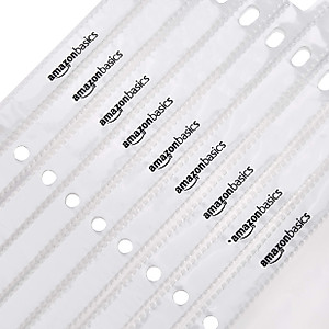 Amazon Basics Clear Sheet Protectors for 3 Ring Binder,Polypropylene, 8.5 x 11 Inch, 200-Pack