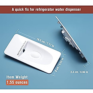 DA97-12942A Water Dispenser Cover Replacement for Samsung Refrigerator Water Dispenser Accessories Replace Parts AP5651849 3036257 PS5575407