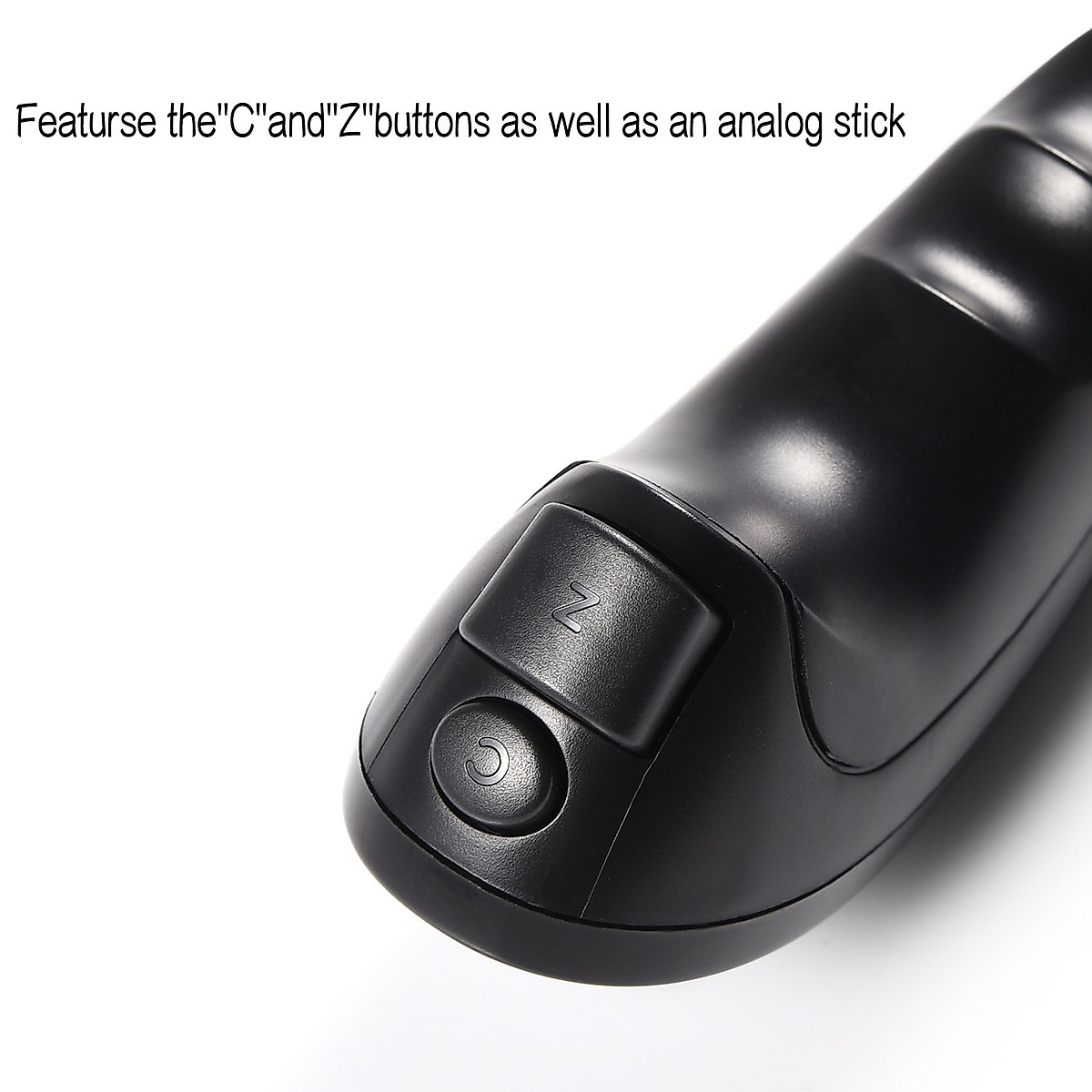 2 Pack miadore Wii Nunchuck Controller, Nunchuk Controller Replacement Compatible for Wii Wii U Console