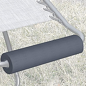 YUJHON Zero Gravity Chair Cushion for Foot Rest Foldable and Soft Chair Footrest Pads Relieve Your Feet and Legs Suitable for Outdoor and Lawn Loungers,Reclining Patio Lounge Chairs（Grey）