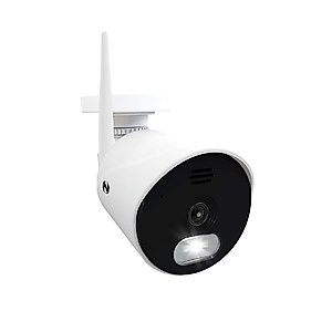 Night Owl 1080p AC Powered Panoramic Wi-Fi IP Indoor/Outdoor Camera with a 140° Ultra Wide Angle View, 2-Way Audio, Built-in Spotlight, Motion Detection, and Remote Viewing Mobile App