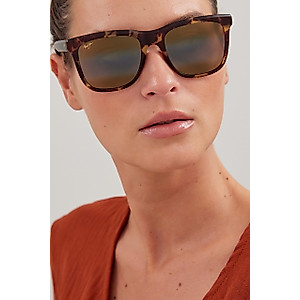 Maui Jim Men's and Women's Pehu Polarized Classic Sunglasses, Tokyo Tortoise/HCL® Bronze, Medium