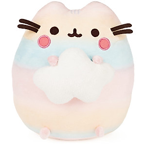 GUND Pusheen Rainbow Ombre Plush, Stuffed Animal for Ages 8 and Up, Rainbow, 9.5”