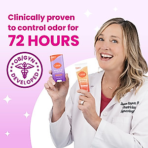 Lume Whole Body Deodorant - Invisible Cream Stick - 72 Hour Odor Control - Aluminum Free, Baking Soda Free, Skin Safe - 2.2 Ounce (Minted Cucumber)