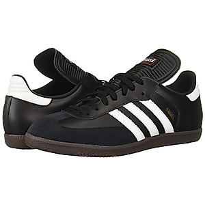 adidas Men's Samba Classic Soccer Shoe, Core Black/Cloud White/Core Black, 6.5 M US