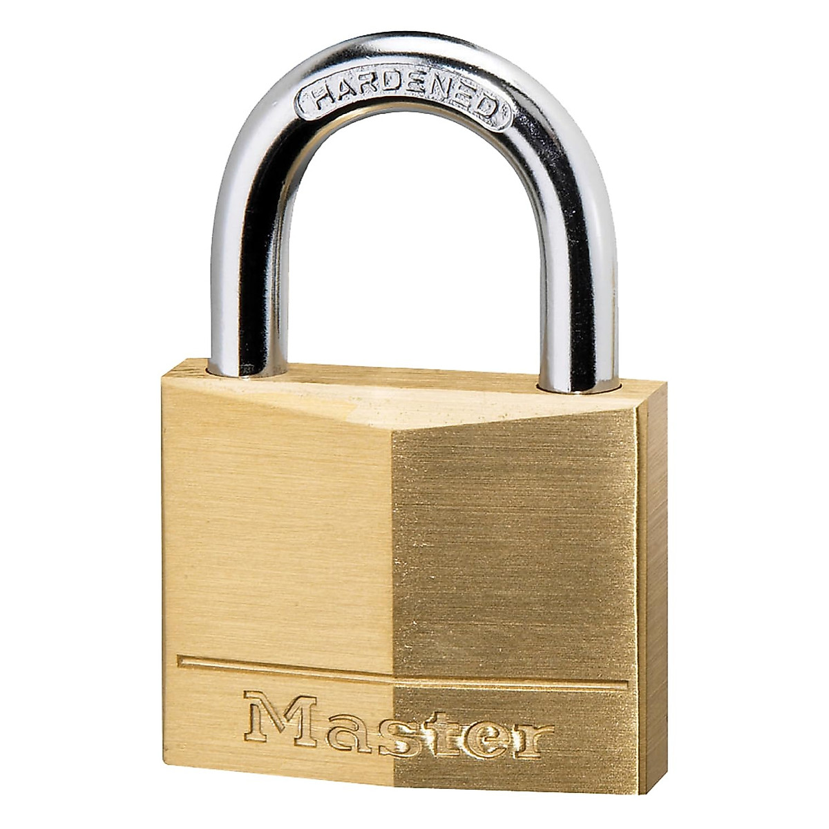 Master Lock 140D Padlock, 1 Pack, Brass