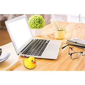Rubber Funny Ducks/Duckies Waterproof No Bebe Noise Bath Toy Without Hole or with No Hole Student Office Desktop Decor IT Programmer Funny Partner Rubber Duckies in Bulk