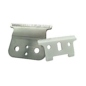 AONT Upgraded Version Replacement T Blades Compatible with Andis T Outliner,Andis GTX (1 Pcs, Sliver)