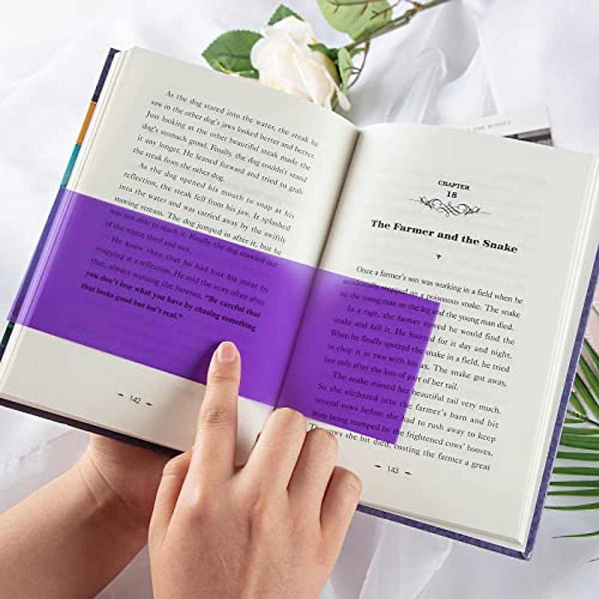 32 Pieces Colored Overlays for Dyslexia, Guided Reading Highlight Strips, Colored Overlay Reading Tracking Rulers for Dyslexia Irlens, ADHD and Visual Stress